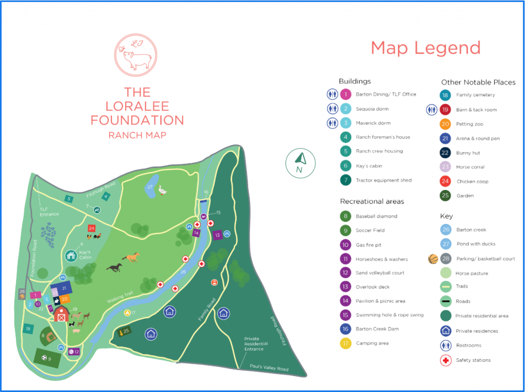 Ranch Map – Loralee Foundation